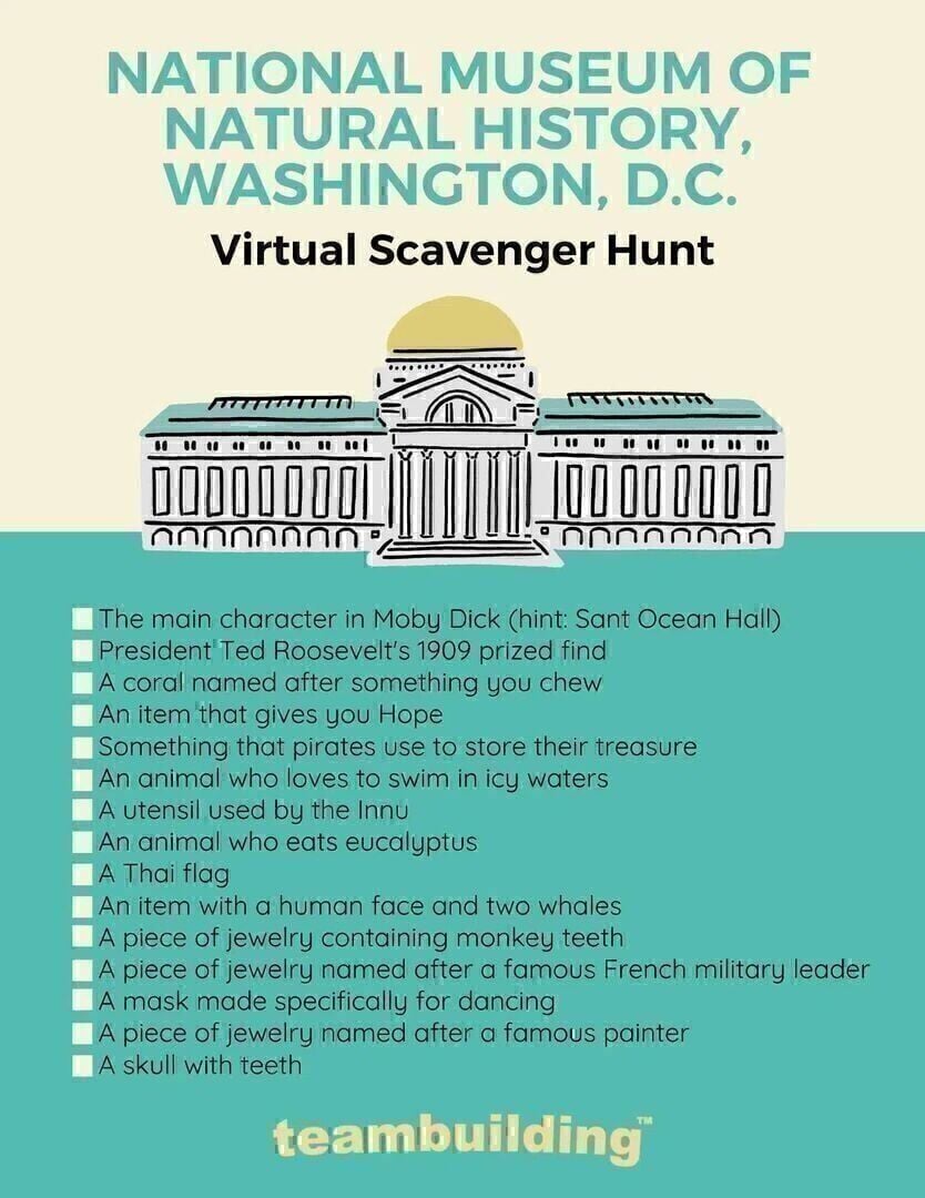 18 Free Virtual Museum Scavenger Hunt Templates for Groups
