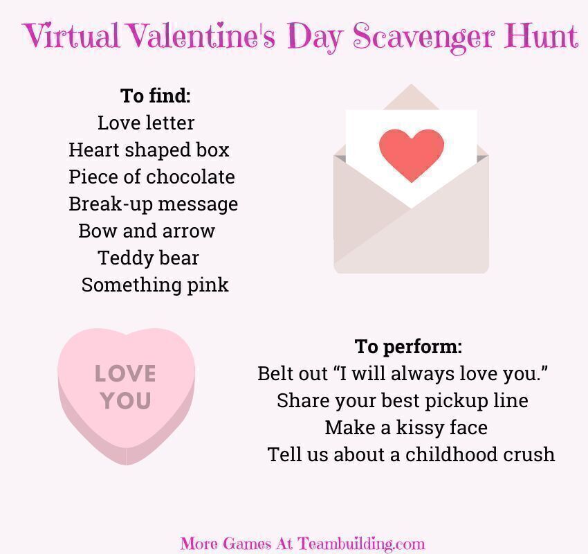 34 Virtual Valentine's Day Ideas, Games & Activities