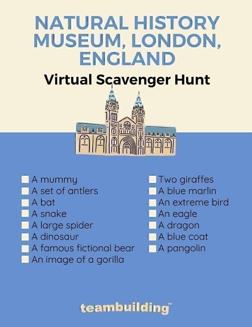 18 Free Virtual Museum Scavenger Hunt Templates for Groups