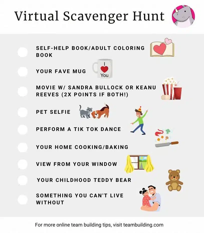 Virtual Scavenger Hunt Ideas & Sample Lists