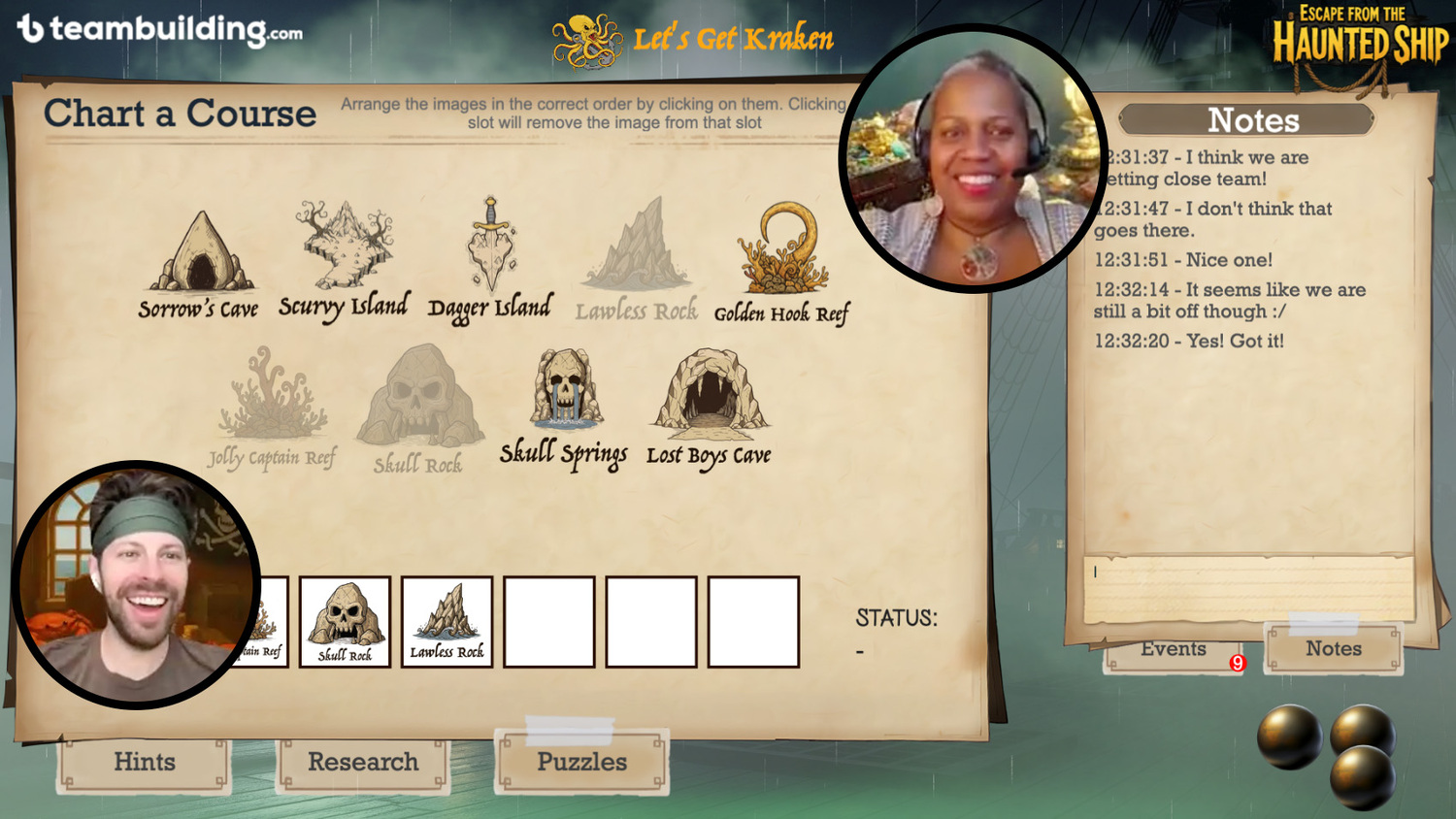 Escape from the Haunted Ship - Virtual Team Building Activity ...