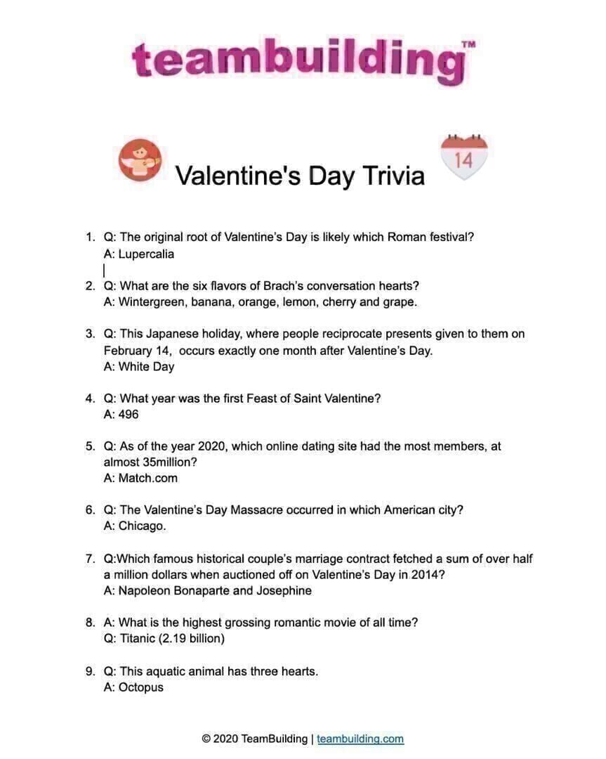 34 Virtual Valentine's Day Ideas, Games & Activities