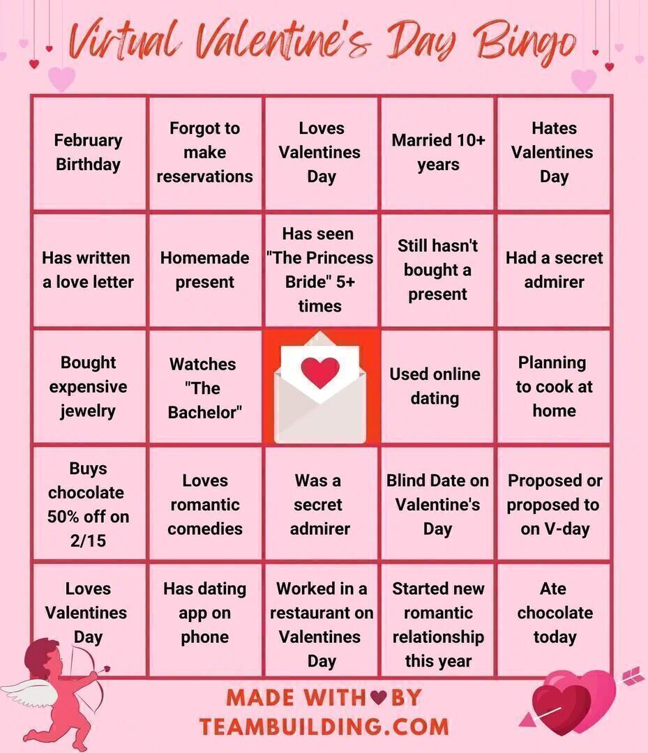 34 Virtual Valentine's Day Ideas, Games & Activities