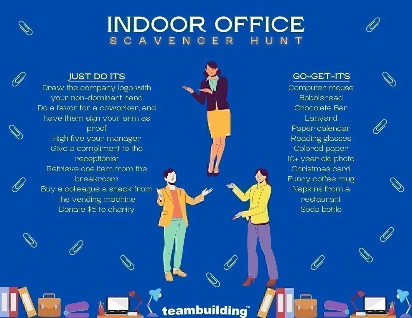 35 Best Indoor Team Building Activities & Games