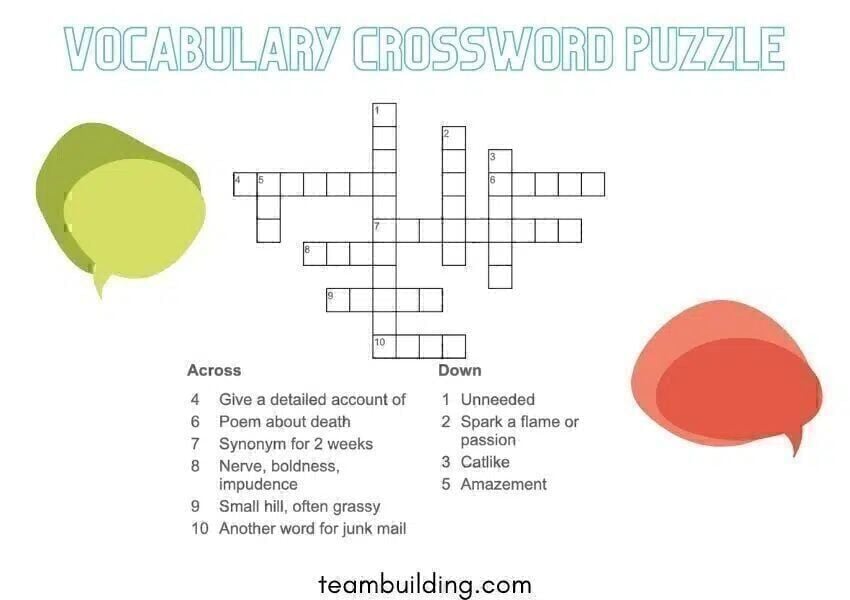 Fun Vocabulary Games & Activities in English: #1 List