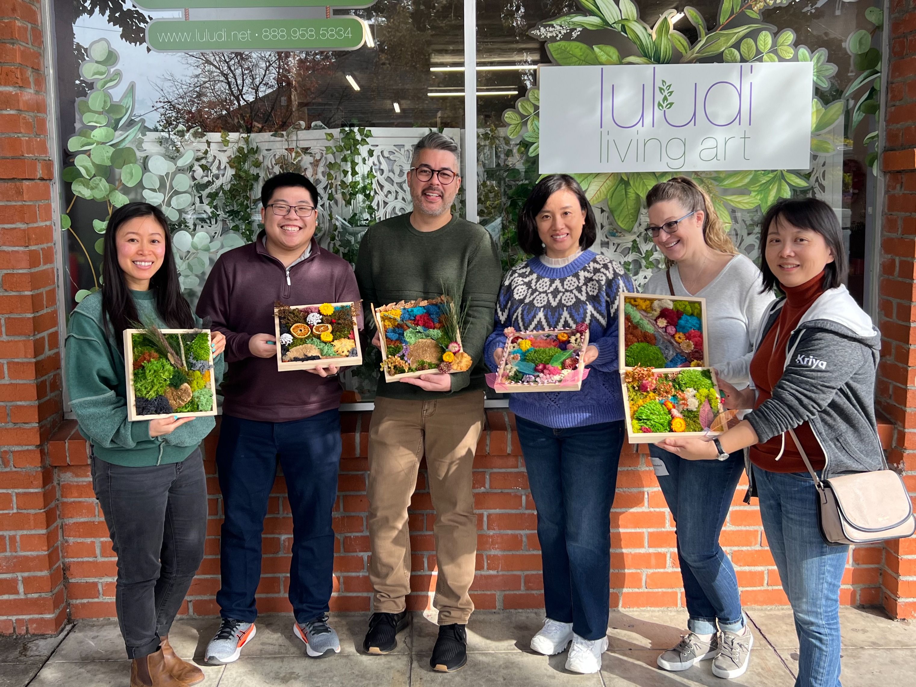 Creative Moss Wall Art Design Workshop NYC - Team Building Activity ...
